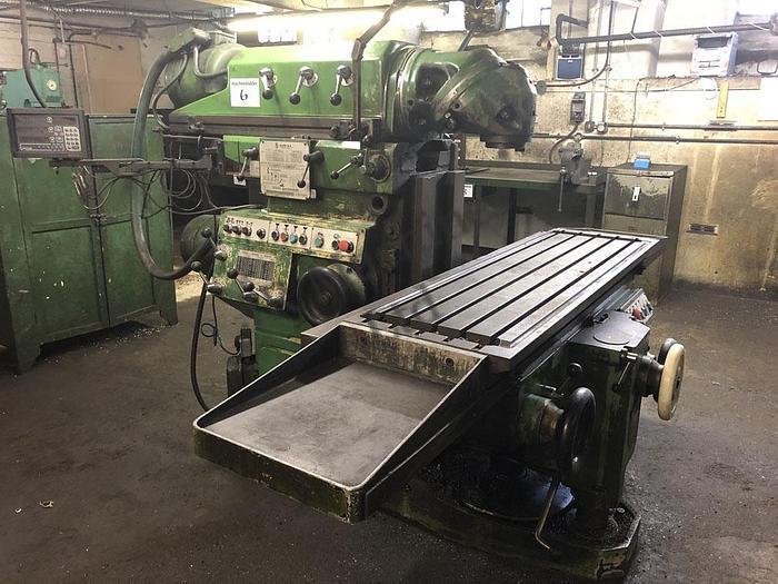1980 HURON NU5 Universal Bed Mill with Newall DP700 DRO - JR Machines ...